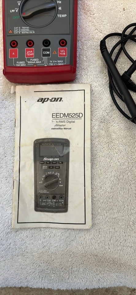 Snap-On multimeter EEDM525D true RMS | eBay