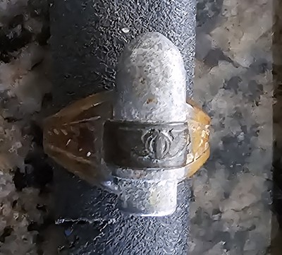 Lone Ranger Vintage 1947 Atomic Bullet Kix Cereal Ring - Missing Red ...