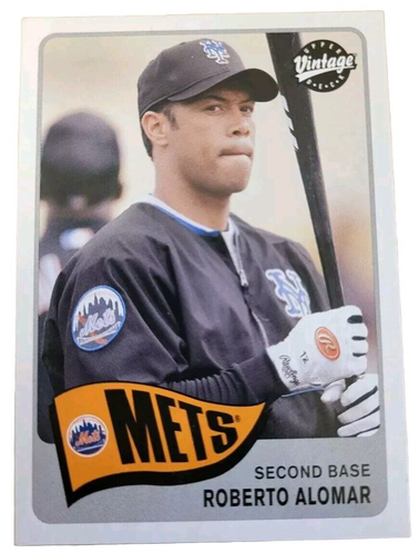 2003 Upper Deck Vintage #120 Roberto Alomar New York Mets Baseball Card ...