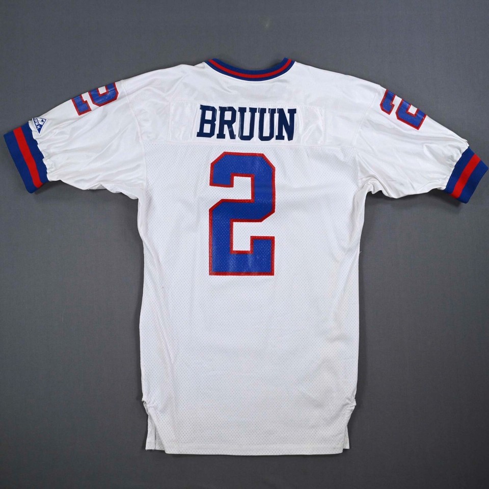 Eric Bruun - New York Giants Authentic Team Issued Game Jersey NFL ...