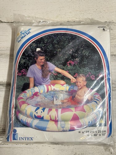 Vintage Intex The Wet Set Inflatable Riviera Beach Pool 48” 1998 #59421 ...