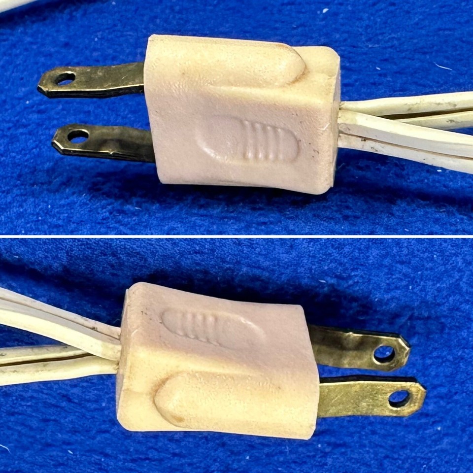 Vintage ELECTRICORD Two-Line Extension Cord / Each 73" / 15 A-125 V / 2 ...