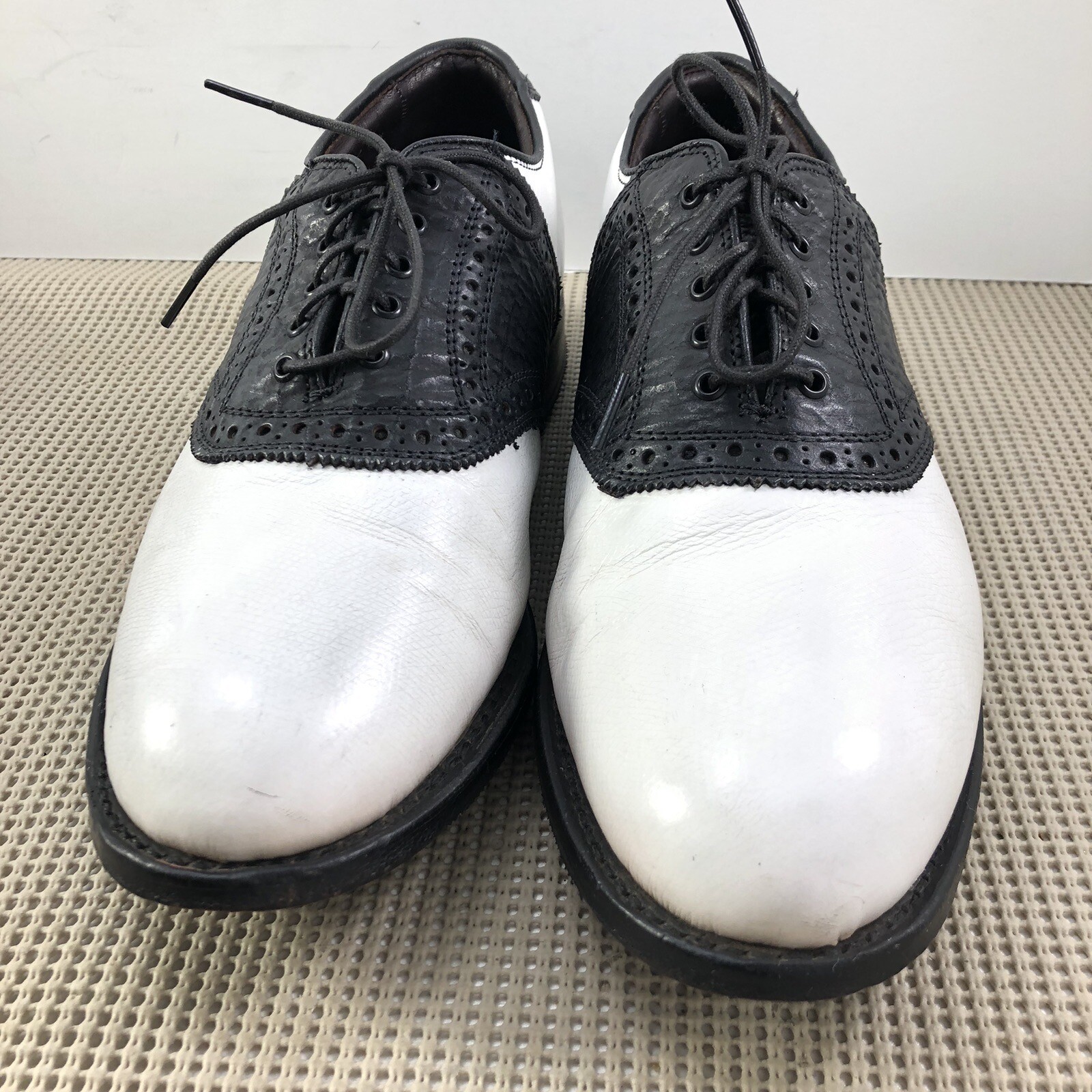 Allen Edmonds Golf Shoes Mens 9.5 D Honors Collection Redan White ...