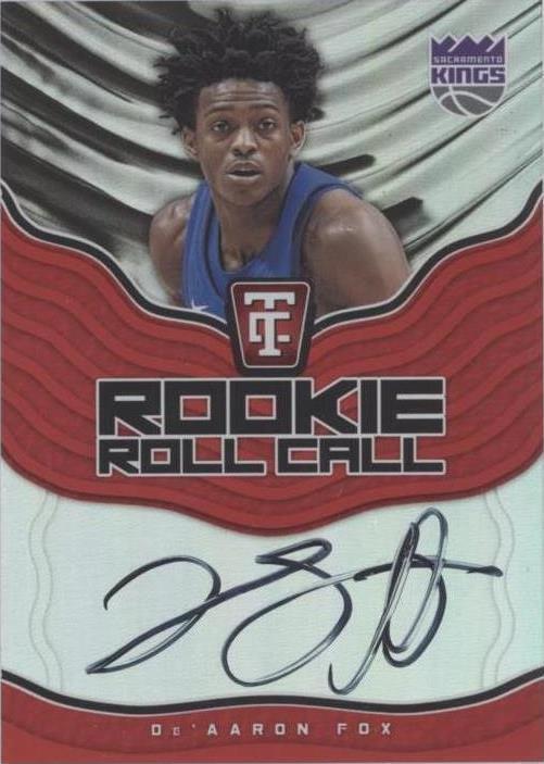 2017-18 Panini Totally Certified - Rookie Roll Call De'Aaron Fox #RRC ...