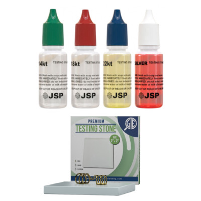 Gold Silver Jewelry Testing Acid Kit 14K 18K 22K 24 Test Kit White ...