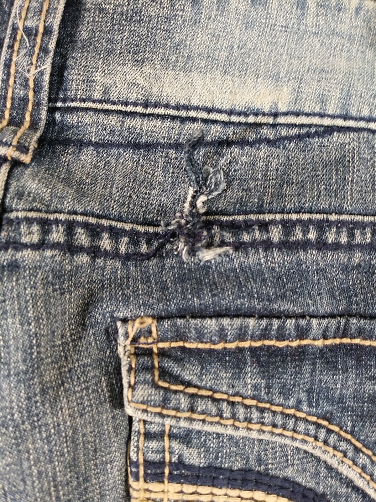 Hint Jeans Denim Stone Wash Regular Cut Women's Size 7 - Gem