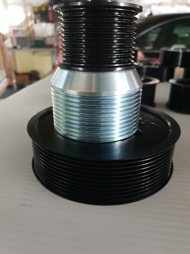 Rotrex Honda k20 K24 or Twin Screw 10 Rib Crank Pulley Adapter | eBay