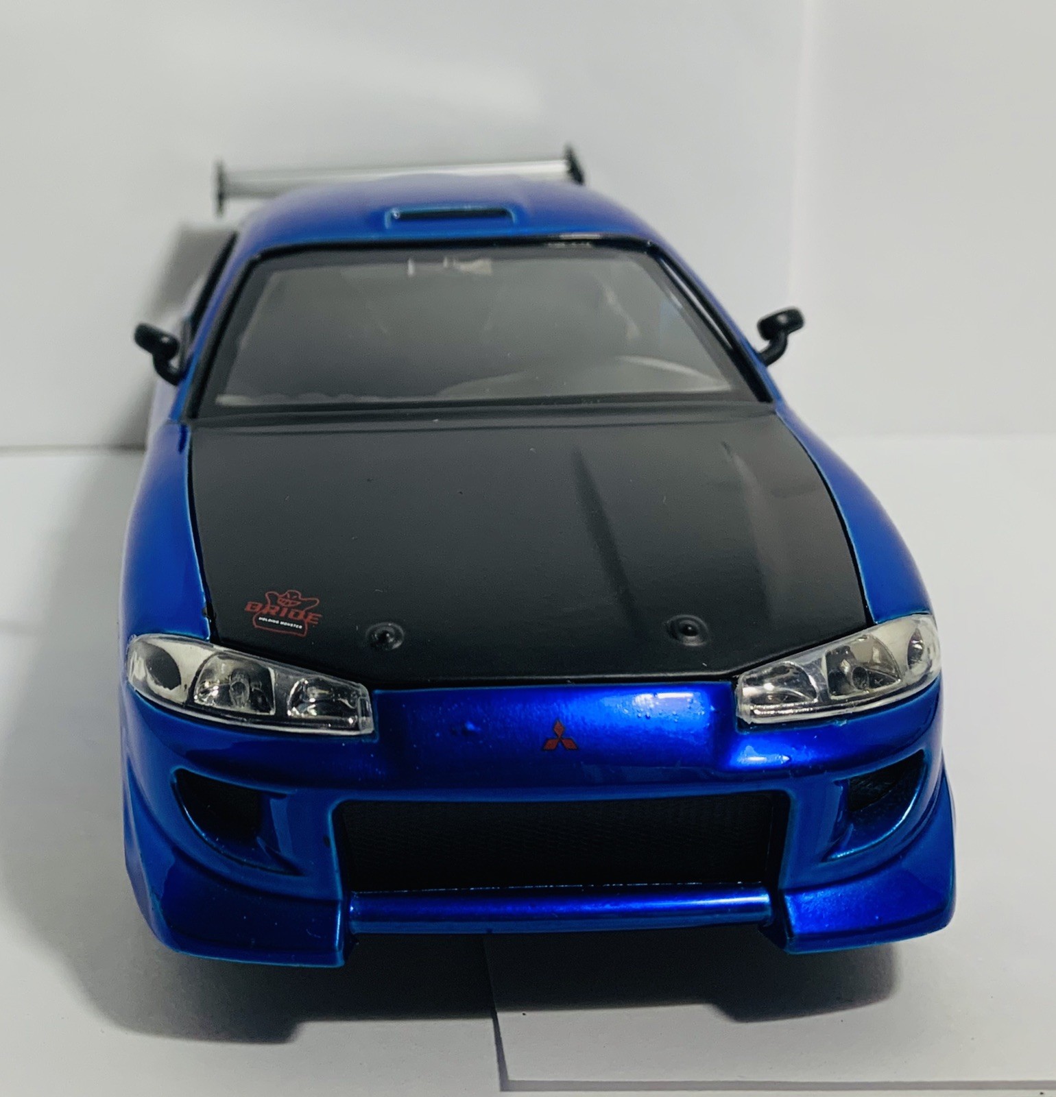 Jada JDM Tuners 1:24 1995 Mitsubishi Eclipse ( Candy Blue W/Black ) | eBay