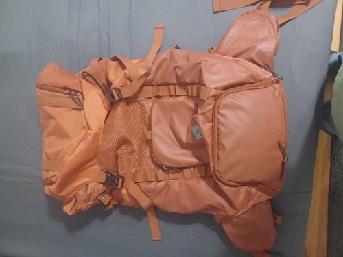 Quest 65 Liter Backpack Orange Hiking Outdoors Internal Frame | eBay