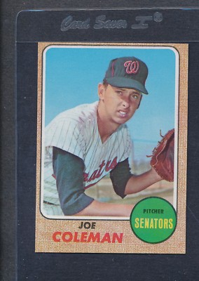 1968 Topps #573 Joe Coleman Senators EX *5413 | eBay