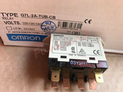 OMRON G7L-2A-TUB-CB 100-120VAC Power Relay 6 Pins 25Ax 2PCS NEW | eBay