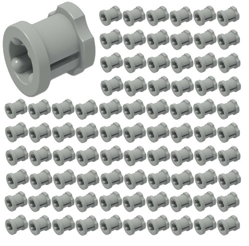 ☀️NEW LEGO Light Bluish Gray Bushings 100x Technic Cross Axle Connector ...