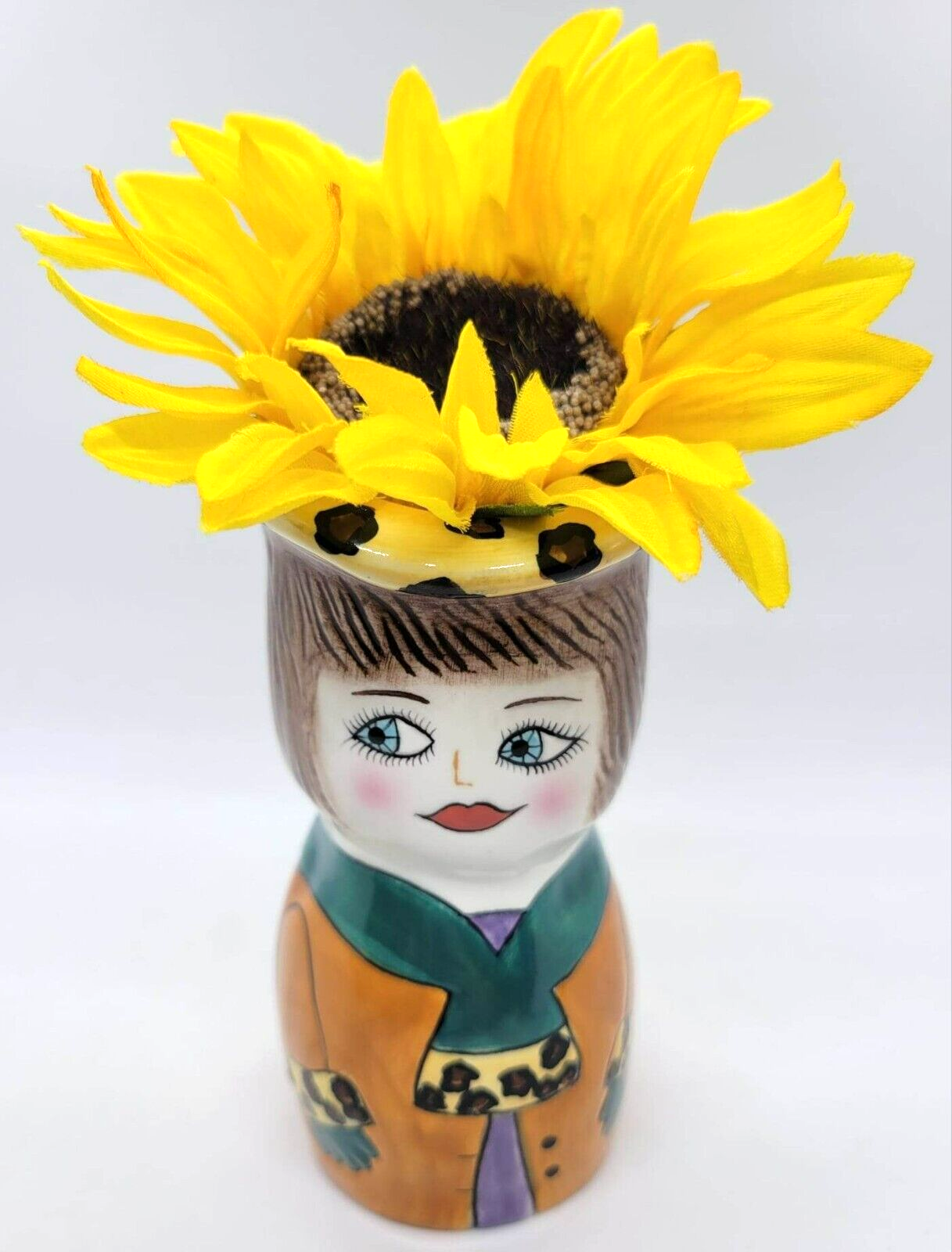 Susan Paley EMILY Vase Bella Casa by Ganz Collection Ceramic Painted ...