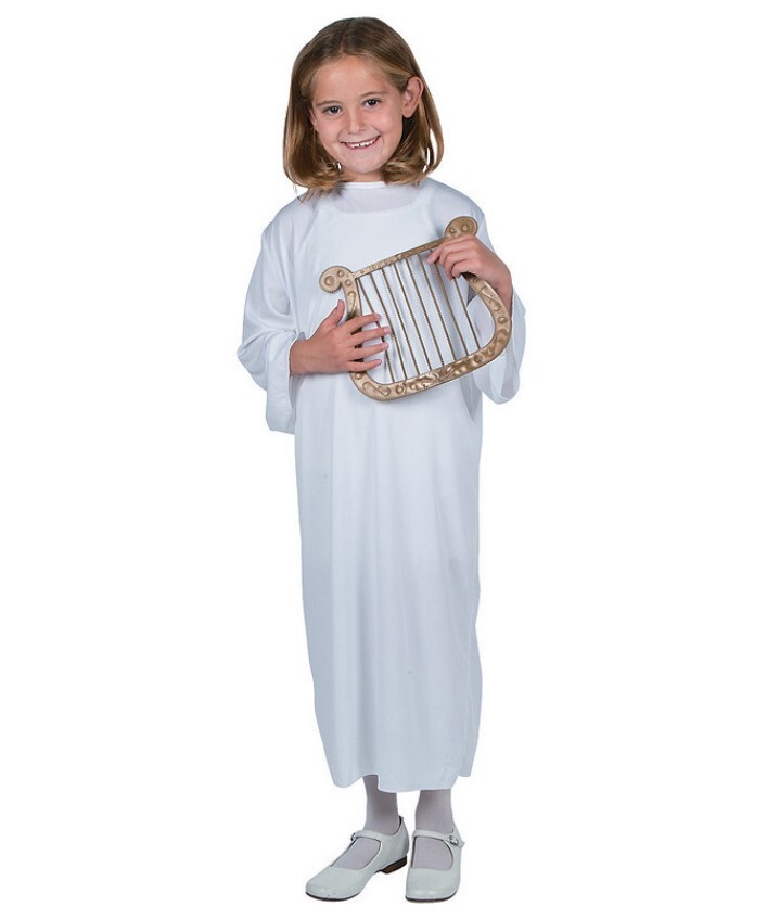 Plastic Angel Harp Prop - Cosplay Costume Accessory - Decor - Silver or ...