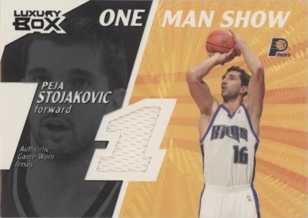 2005-06 Topps Luxury Box - One Man Show Relics Courtside #OMSR-PS Peja ...