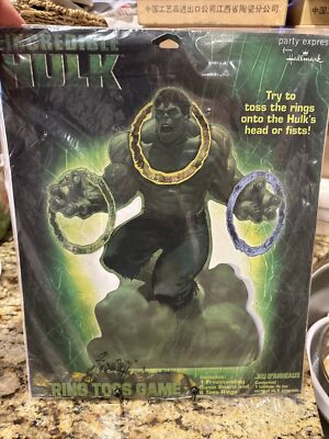 2008 MARVEL THE INCREDIBLE HULK Ring Toss GAME Party express Hallmark ...