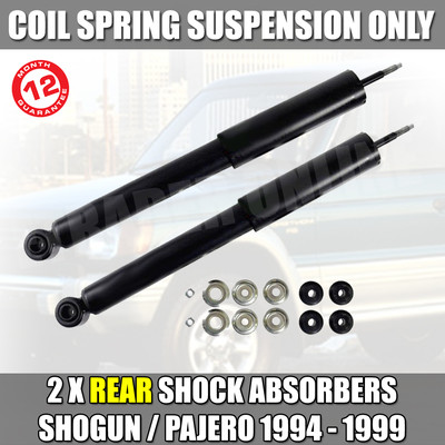 MITSUBISHI SHOGUN PAJERO 2.8 TD MK2 91-99 GAS REAR SHOCK ABSORBERS X2 ...