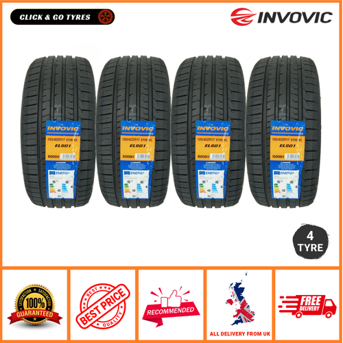 4 x 195/40ZR17 INVOVIC EL601 81W Tyres - W Speed Rating M+S 1954017 ...