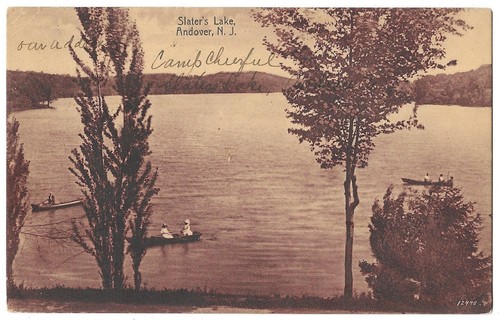Slater's Lake, Andover, New Jersey Divided Back Postcard Mailed 1915 | eBay