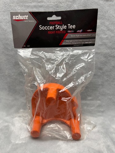 Schutt sports Soccer Style kickoff TEE right kicking SSKT orange kick ...