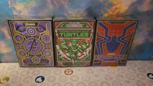 Theory 11 Playing Cards (TMNT, Spider-Man, Avengers (Lot Of 3) *New ...