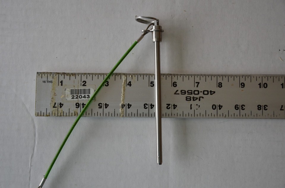 Jergens 135-806229DR Ball Type Lock Pin w Lanyard AVI Hartwell Pit Pin ...