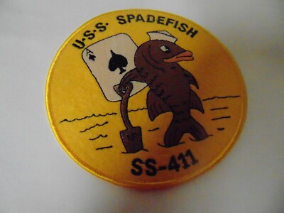 PATCH MILITARY OLDER US NAVY USS SPADEFISH SS-411 | eBay