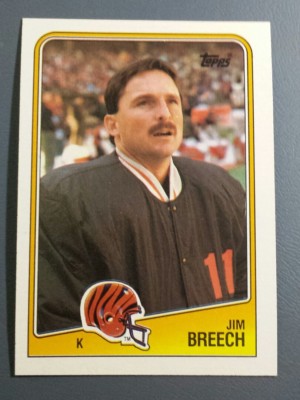 JIM BREECH 1988 TOPPS FOOTBALL CARD # 344 B9813 | eBay