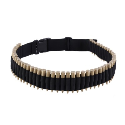50 Rounds Rifle Bullet Cartridge Bandolier Ammo Belt for .308 30-30 30 ...