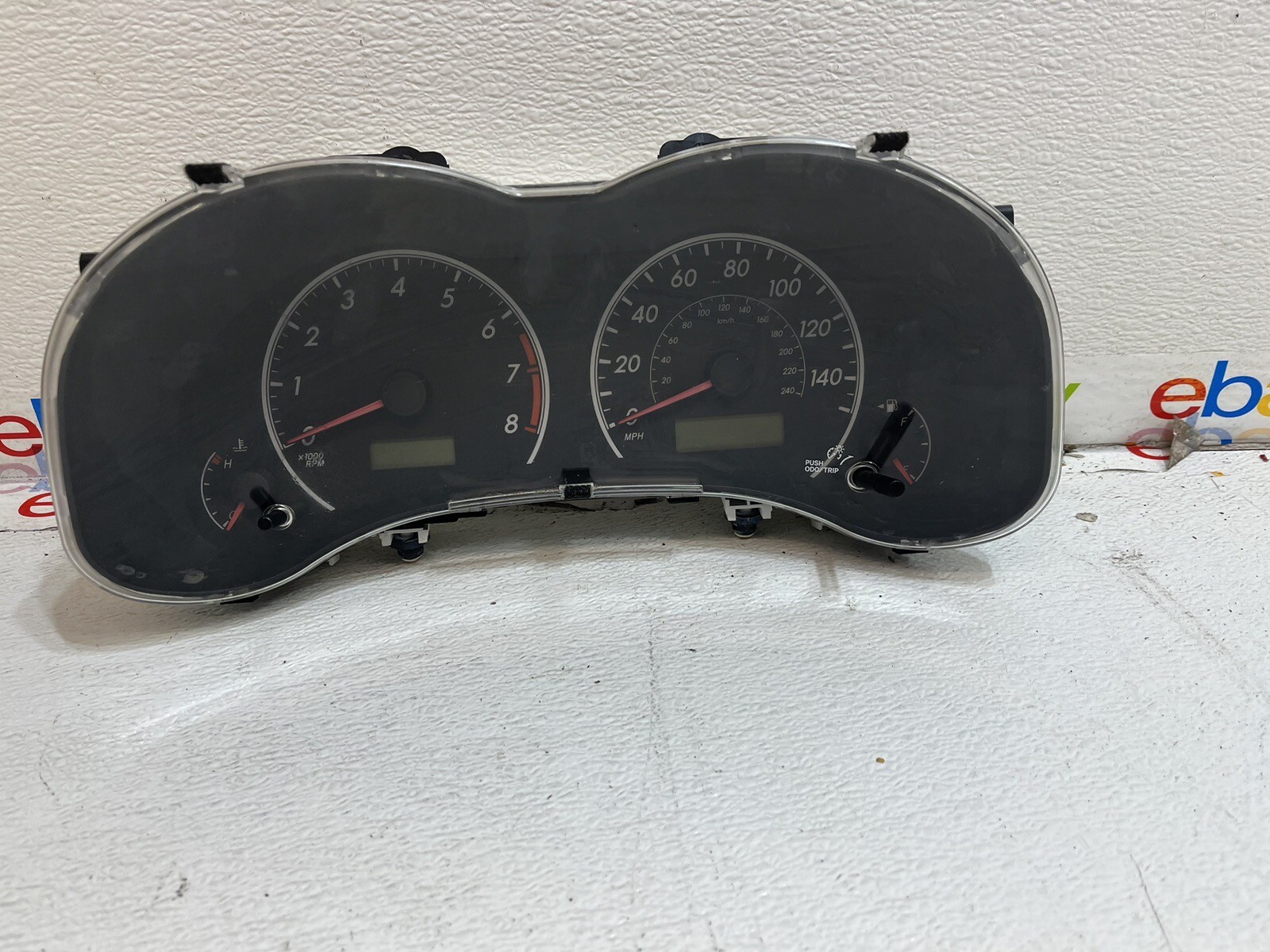 2009-09 Toyota Corolla Base model speedometer cluster gauge panel tach ...