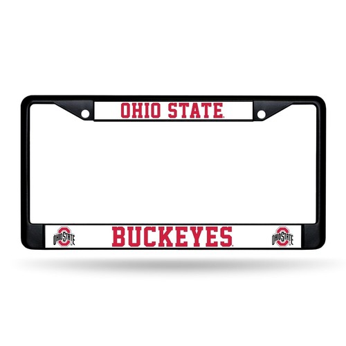 Ohio State OSU Buckeyes Black Metal License Plate Frame | eBay