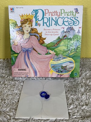 Vintage 1999 Pretty Pretty Princess Game Replacement Part Blue Ring ...