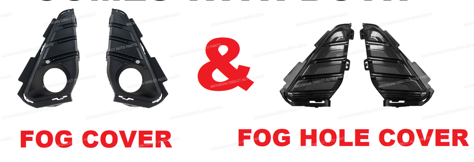 For 2018-2021 GMC Terrain Front Bumper COVER Grills Fog Lamp Cover | Primed