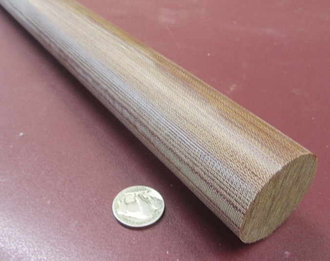 Phenolic Micarta CE Canvas Rods 1.50 (1 1/2") Diameter x 48" Long | eBay