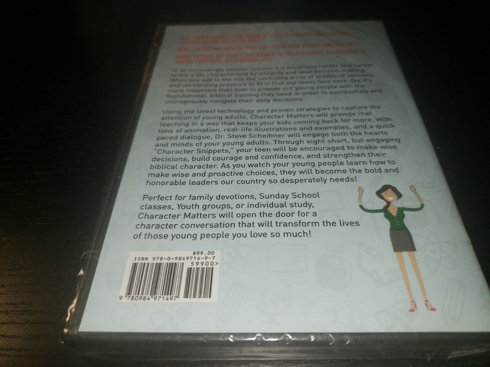 Character Matters DVD New Dr. Steve Scheibner Boldy Go Where No Brain ...