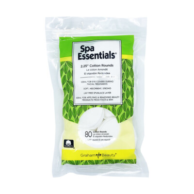 Graham Beauty Spa Essentials 2.25" Cotton Rounds 80pcs 55493 | eBay