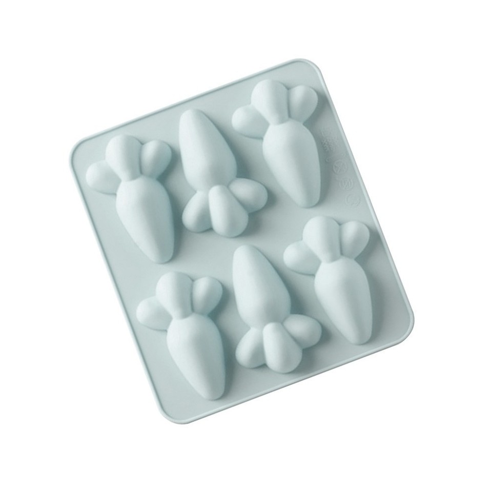 Cake Molds 6-Cavity Carrot Silicone Mold Cake Decorating Tool Cupcake ...