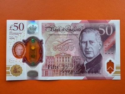 King Charles III £50 Banknote Fifty Pound Note AJ18 266669 | eBay UK