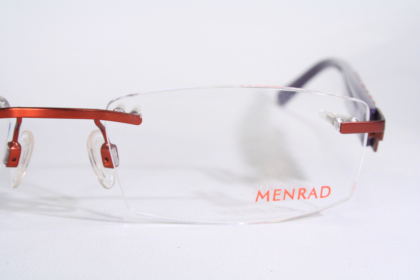 Rimless New MENRAD 14018 Eyeglass Frames Women's Medium Vermilion ...