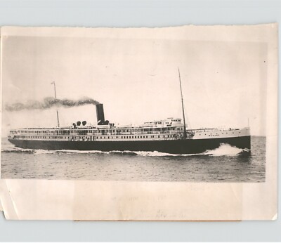 Liner Ship 'MOHAWK' at Sea Near NEW YORK Vintage Rare 1925 Press Photo ...