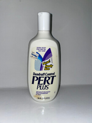 Vintage PERT PLUS Shampoo Conditioner Dandruff NEW 16 fl oz NOS 1989 ...