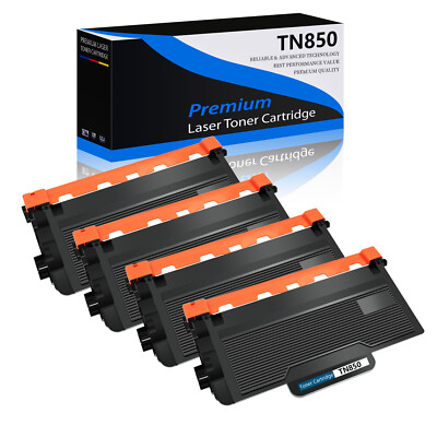 4PK TN850 TN-850 Toner Cartridge for Brother HL-L5200DW HL-L6200DW MFC ...