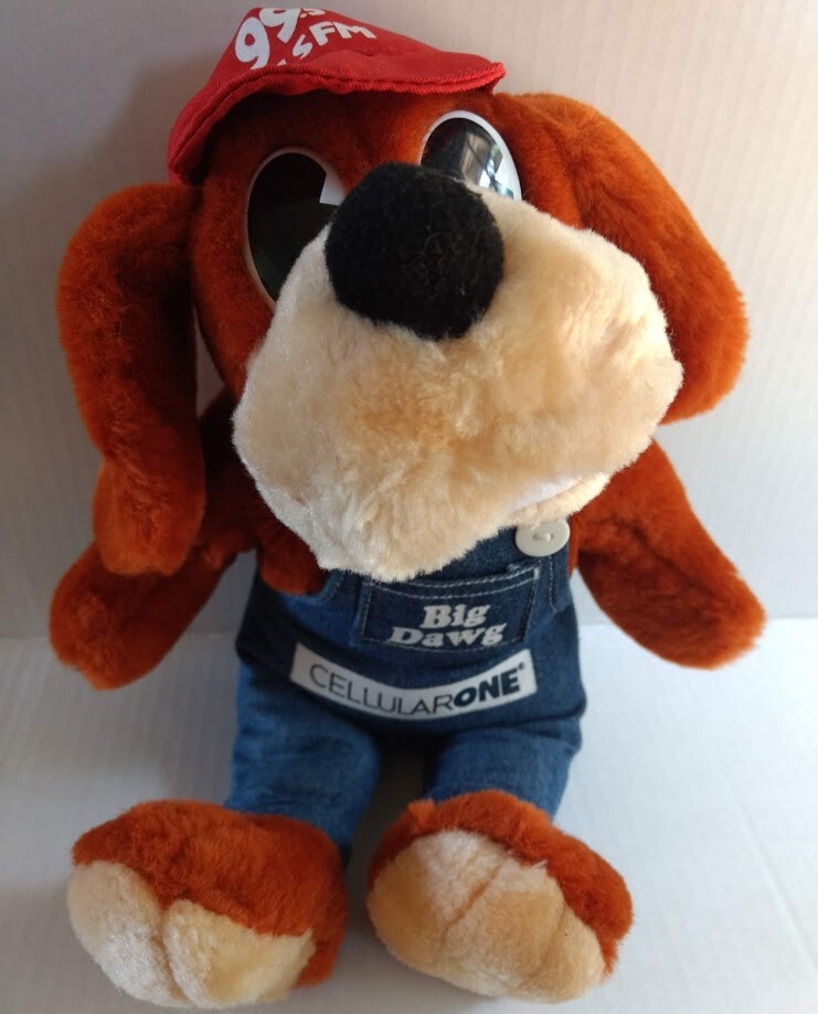 Big Dawg WV Country Music Radio 99.5 WJLS FM Eyes Promo Plush Toy Puppy ...