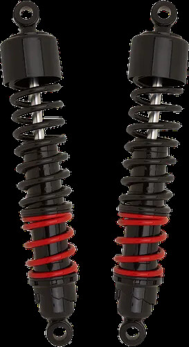 Burly 13in Black Red Stiletto Hydraulic Rear Shock Dyna Daytona 92 | eBay
