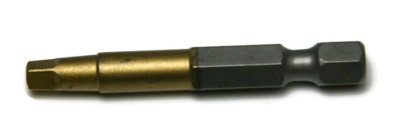 Premium Square Drive Power Bits Titanium Nitride Deck Screw Bit -Choose ...