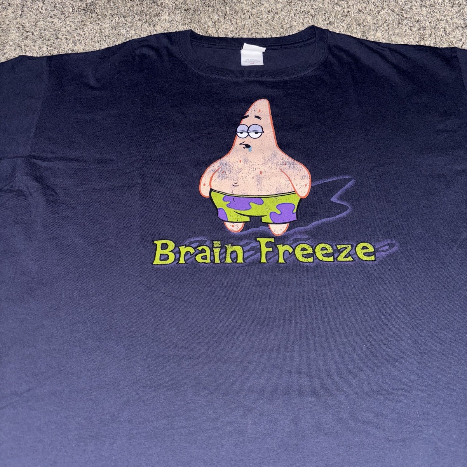 Vintage Spongebob Cartoon Patrick Brain Freeze Univer… - Gem