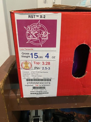 Roto Grip RST X-2 15 lb Bowling Ball New in Original Box | eBay