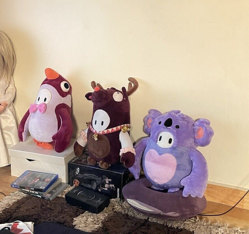 NEW 40cm Koala Fall Guys Plush Pillow Doll Soft Stuffed Toy Xmas Gift ...