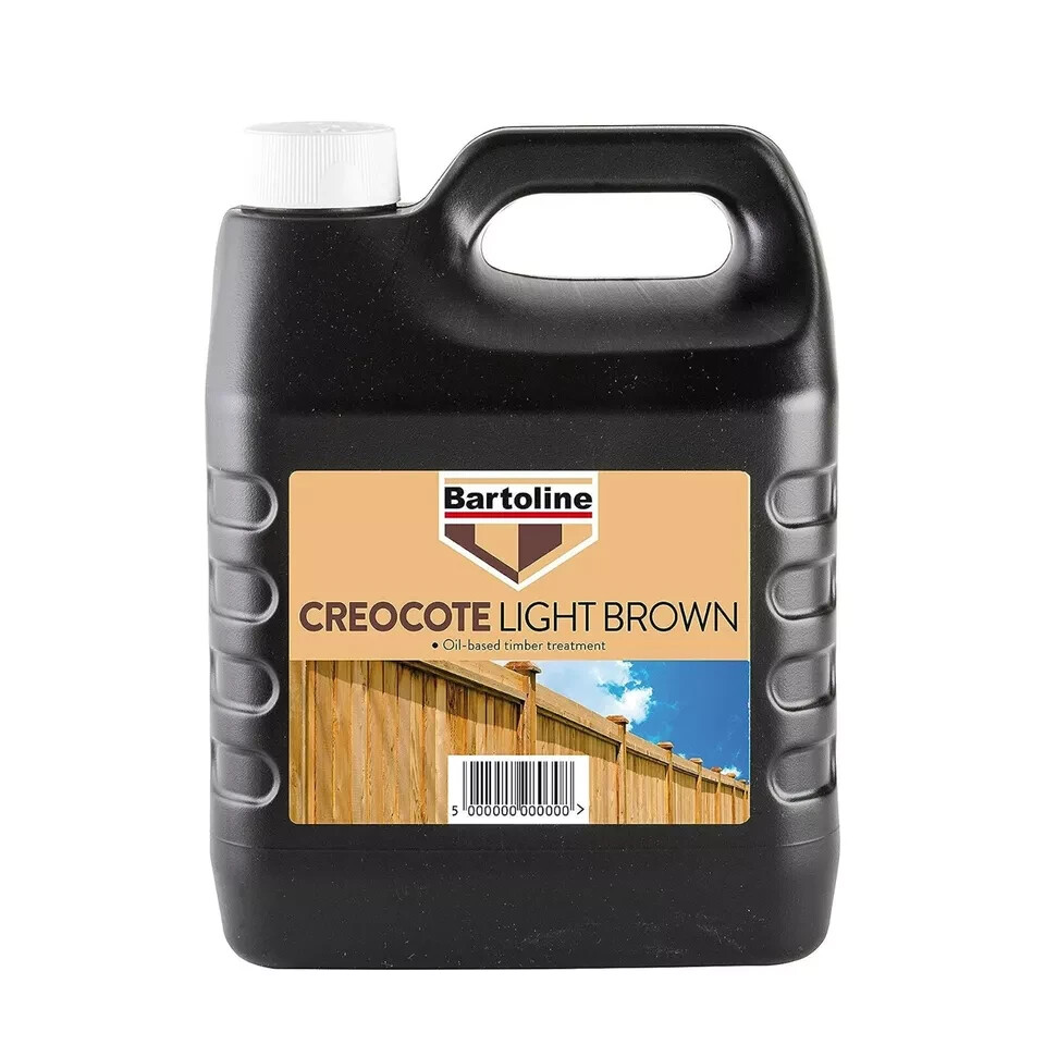 BARTOLINE CREOCOTE OIL BASED TIMBER TREATMENT CREOSOTE LIGHT & DARK ...