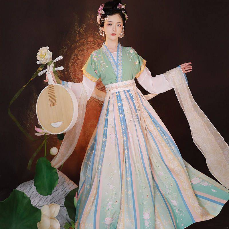Women's Chinese Hanfu Dress Ancient Traditional Hanfu Sets Retro Ethnic ...